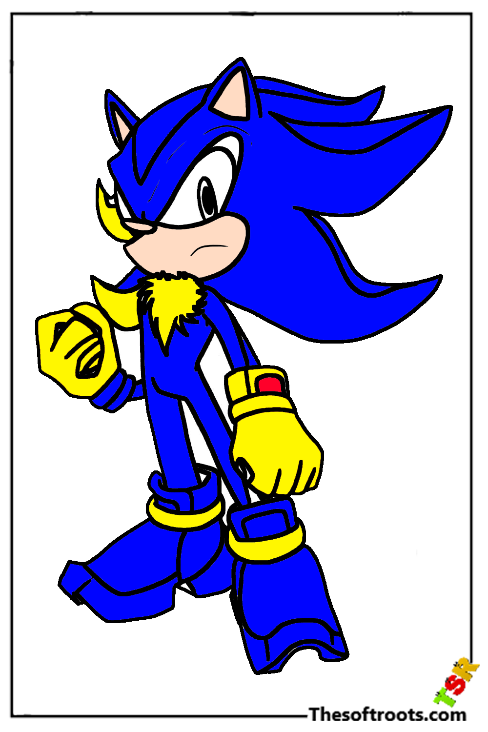 How to Draw Sonic Drawing